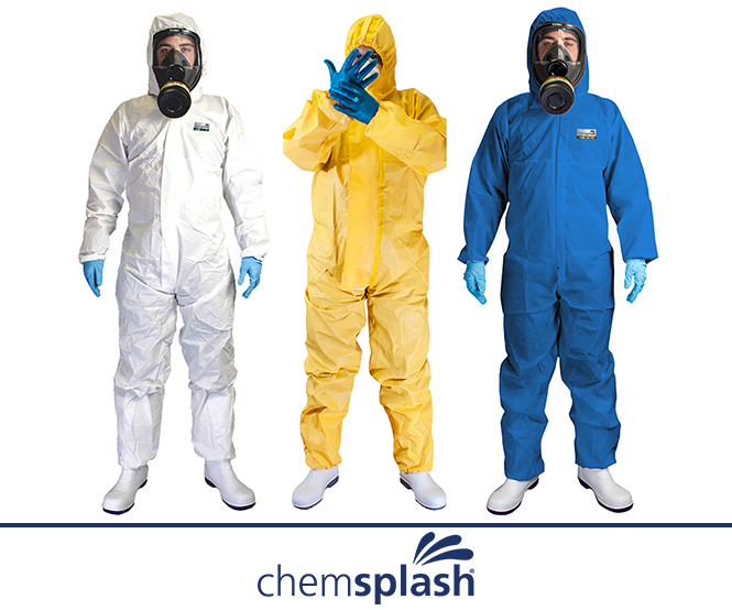 Type 5 & 6 | Chemical Coveralls and Protection - Chemsplash.com