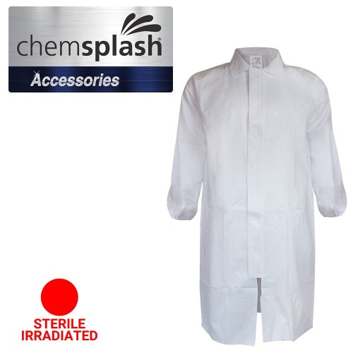 Chemsplash Irradiated Zip Labcoat Type PB(6-B) | Chemsplash